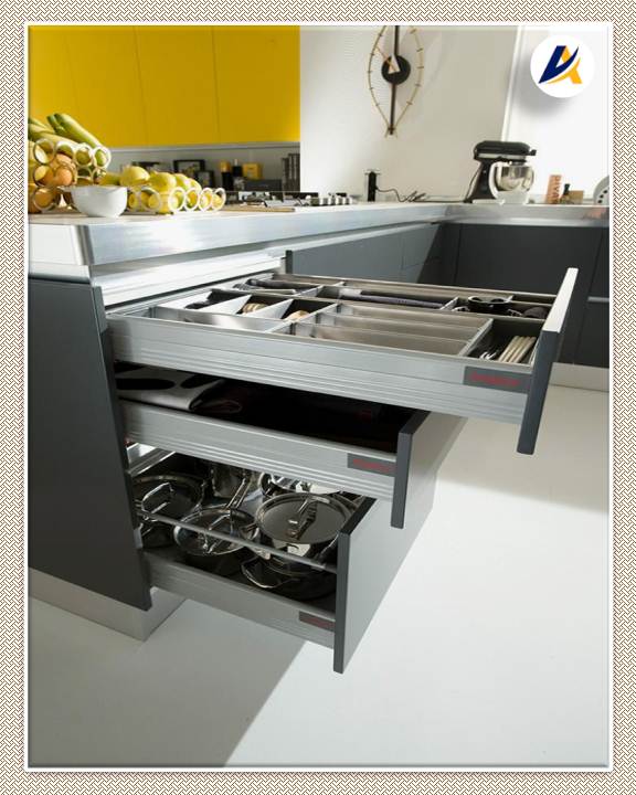 List of Corner Unit and Drawer Used in Modular Kitchen
