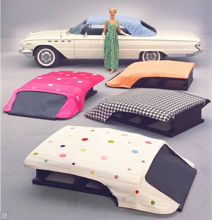 When Buick Offered Convertible Tops in Designer Fabrics in 1961 ...