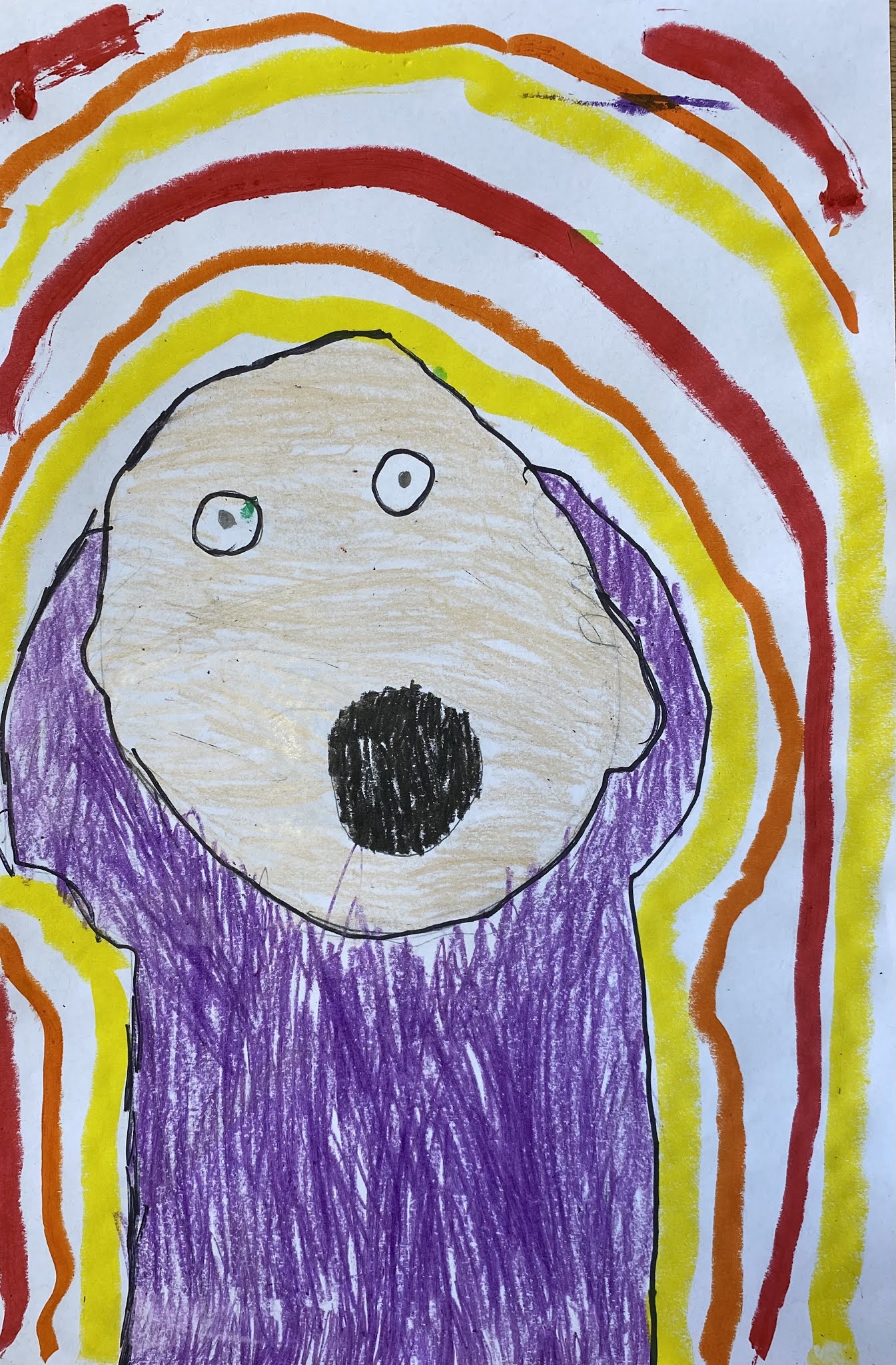 Mrs. Harris' art room: Edvard Munch 1st grade art lesson