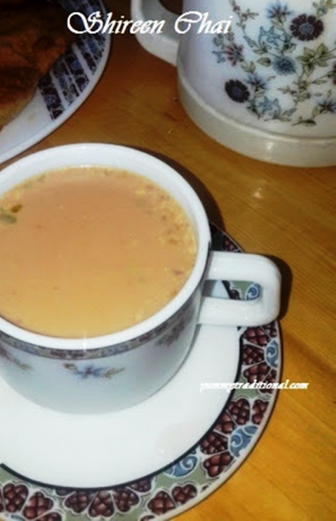 Special Shireen Chai Recipe - Yummy Traditional