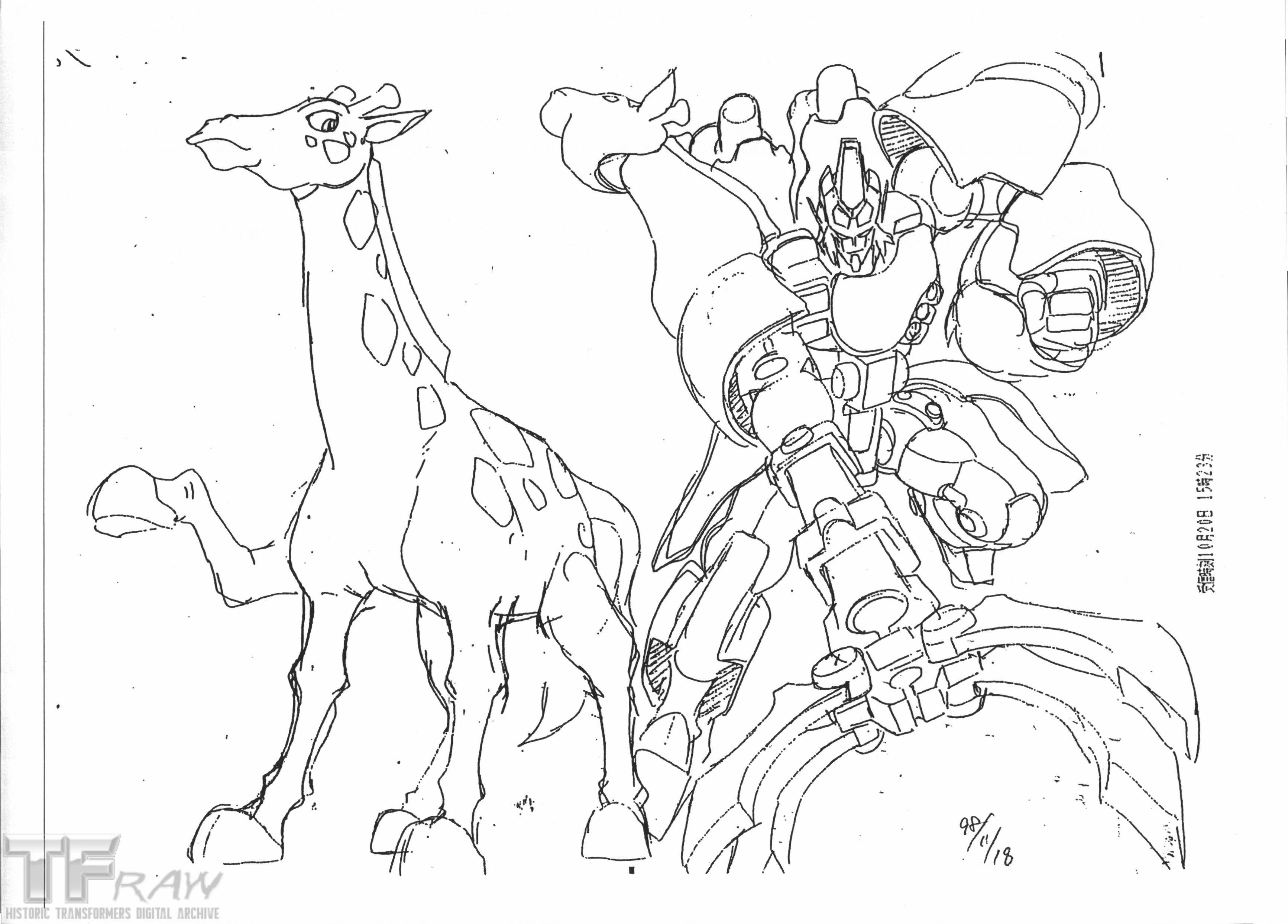 Beast Wars Neo Model Sheets