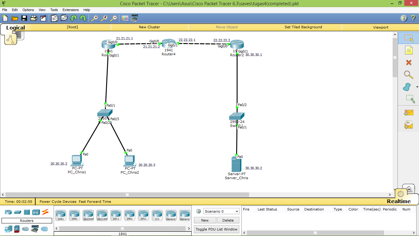 Konfigurasi Standard Access Lists Dengan Cisco Packet Tracer ChrisThomas Konfigurasi Standard Access Lists Dengan Cisco Packet Tracer ChrisThomas