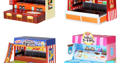 Popin' Cookin' - Food Shop Paper Toys | Paperized Crafts