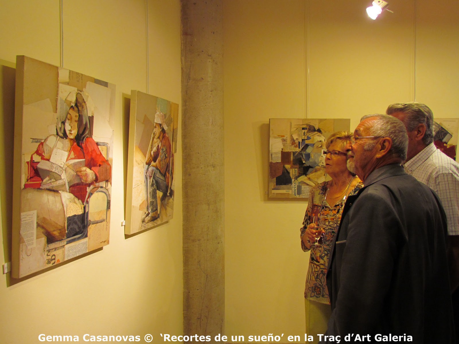 Las emociones del collage de Carme Magem ~ Arte de Galería