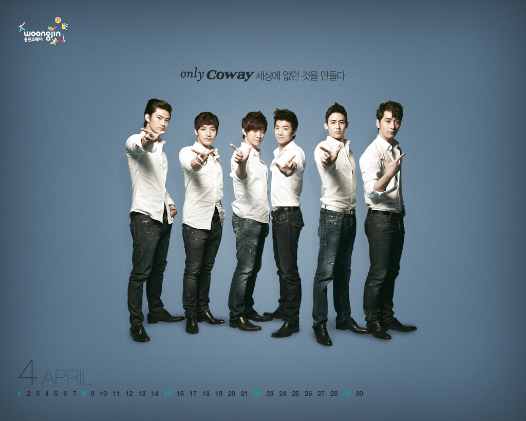 Chansung Bear House: [Wallpapers] 2PM Coway , April
