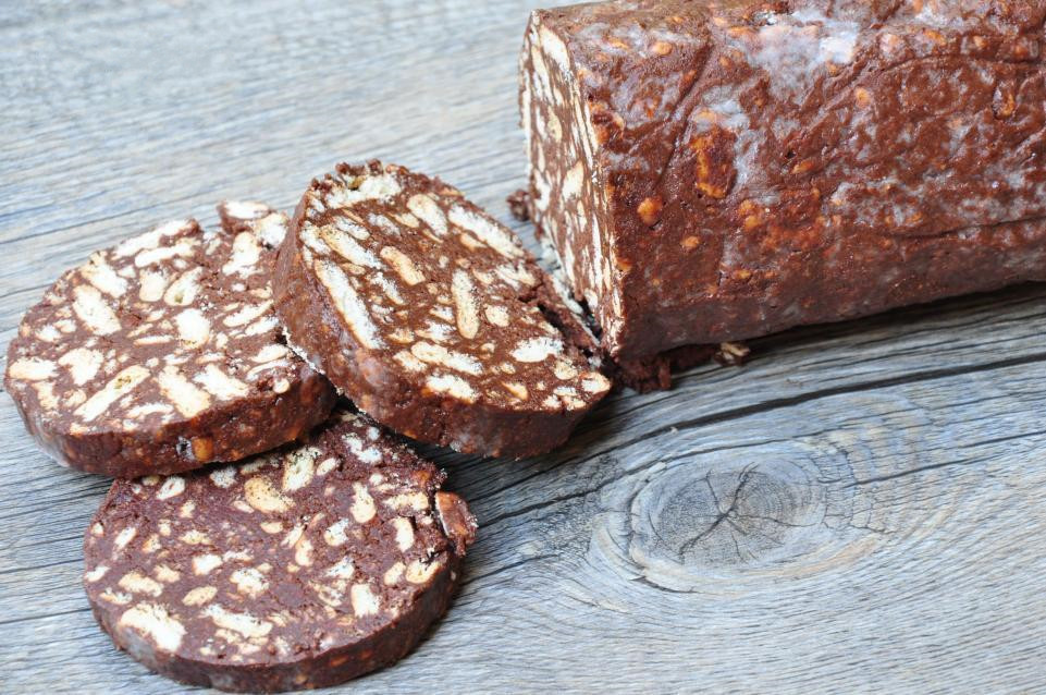 Salame di cioccolato（Chocolate Salami Slices）