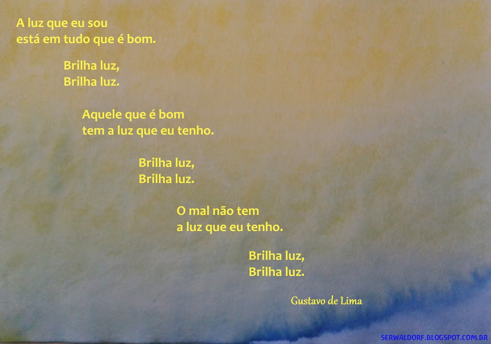 Ser Waldorf: E por falar em poesia...