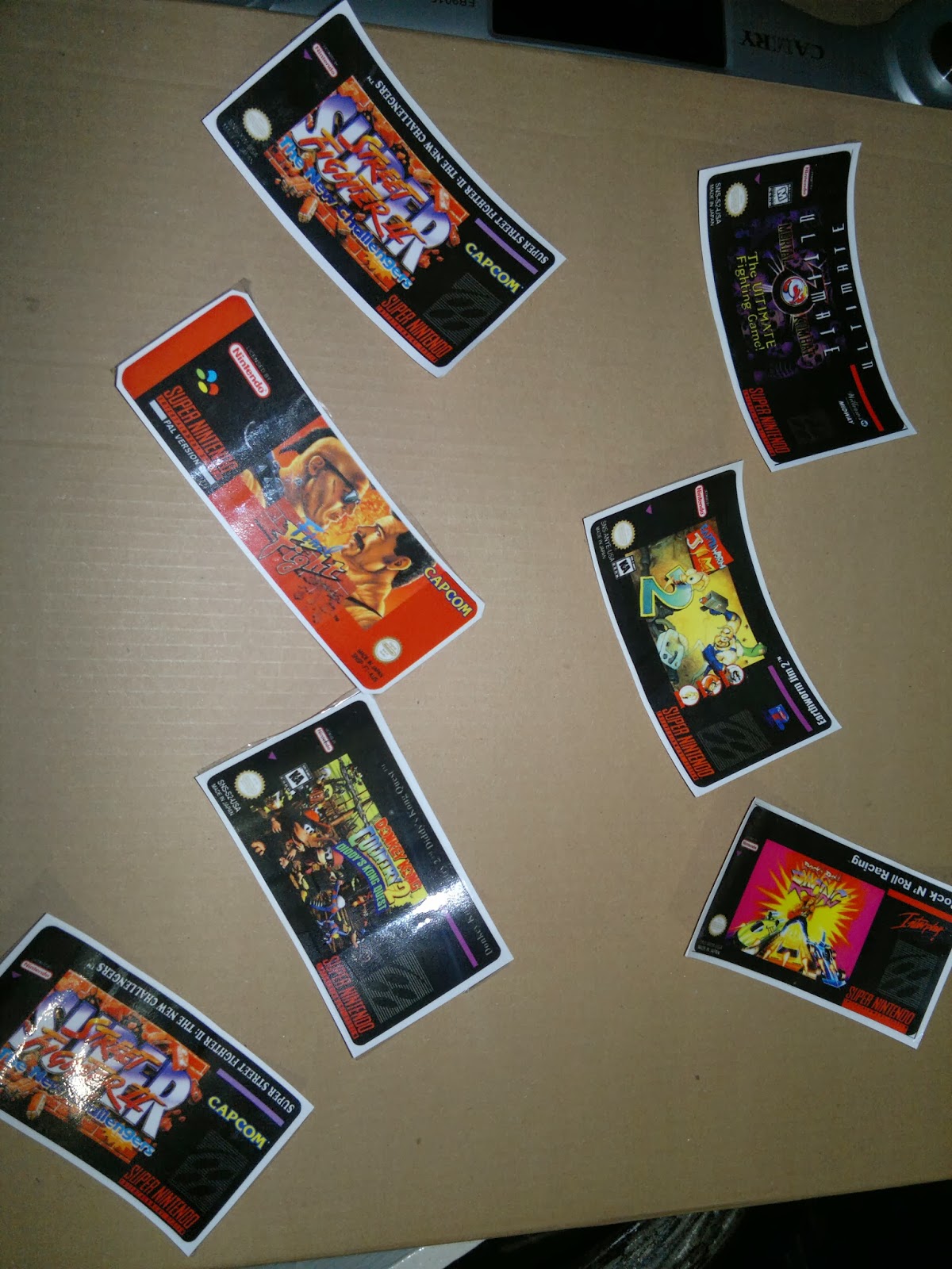 Super Nintendo Labels: Tutorial: Montagem das labels