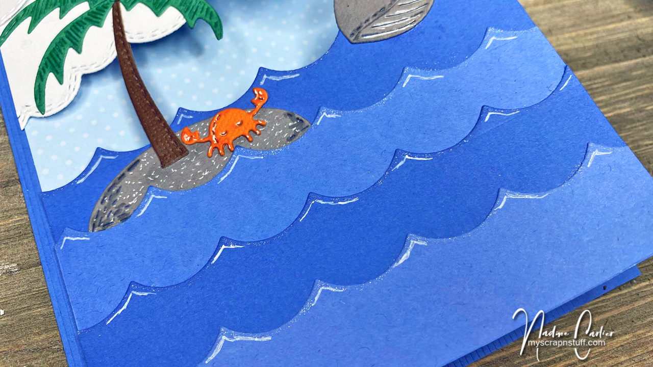 Open Split Card Design With Video Tutorial ~ Nadine Carlier