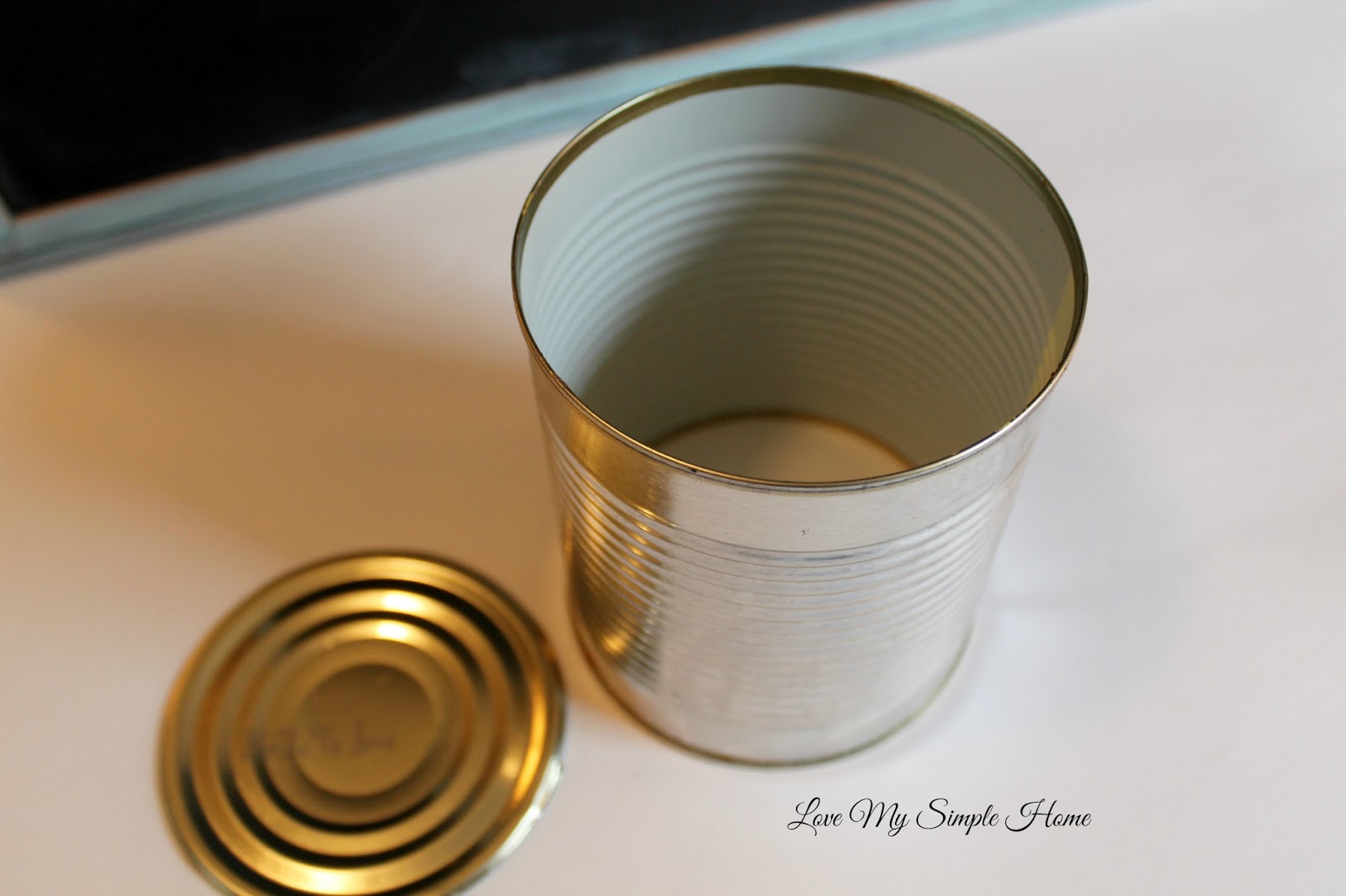 DIY Tin Can Vase | love my simple home