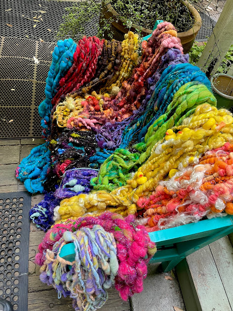 CENTERING WITH FIBER: July my month to card batts and spin yarn for 21 ...