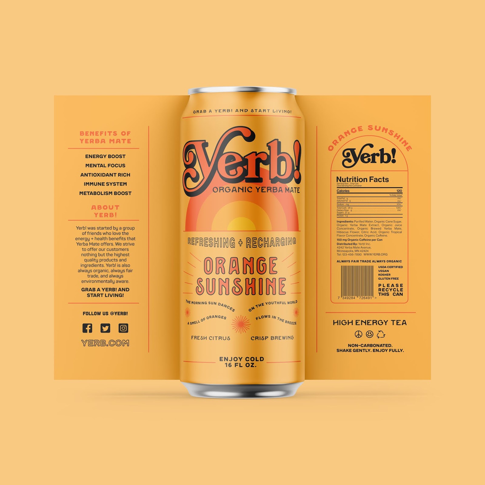 Yerb! Organic Yerba Mate – Packaging Of The World