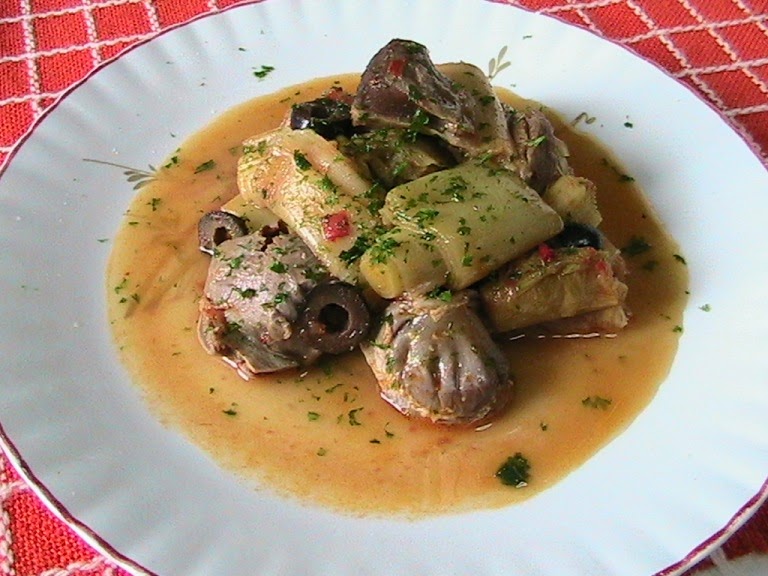 Hellena ...din bucataria mea...: Mancare de praz cu pipote de curcan