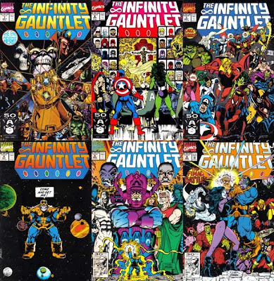 SINGAPORE COMICS & COLLECTIBLES: THE INFINITY GAUNTLET #1-6 (1991) Mini ...
