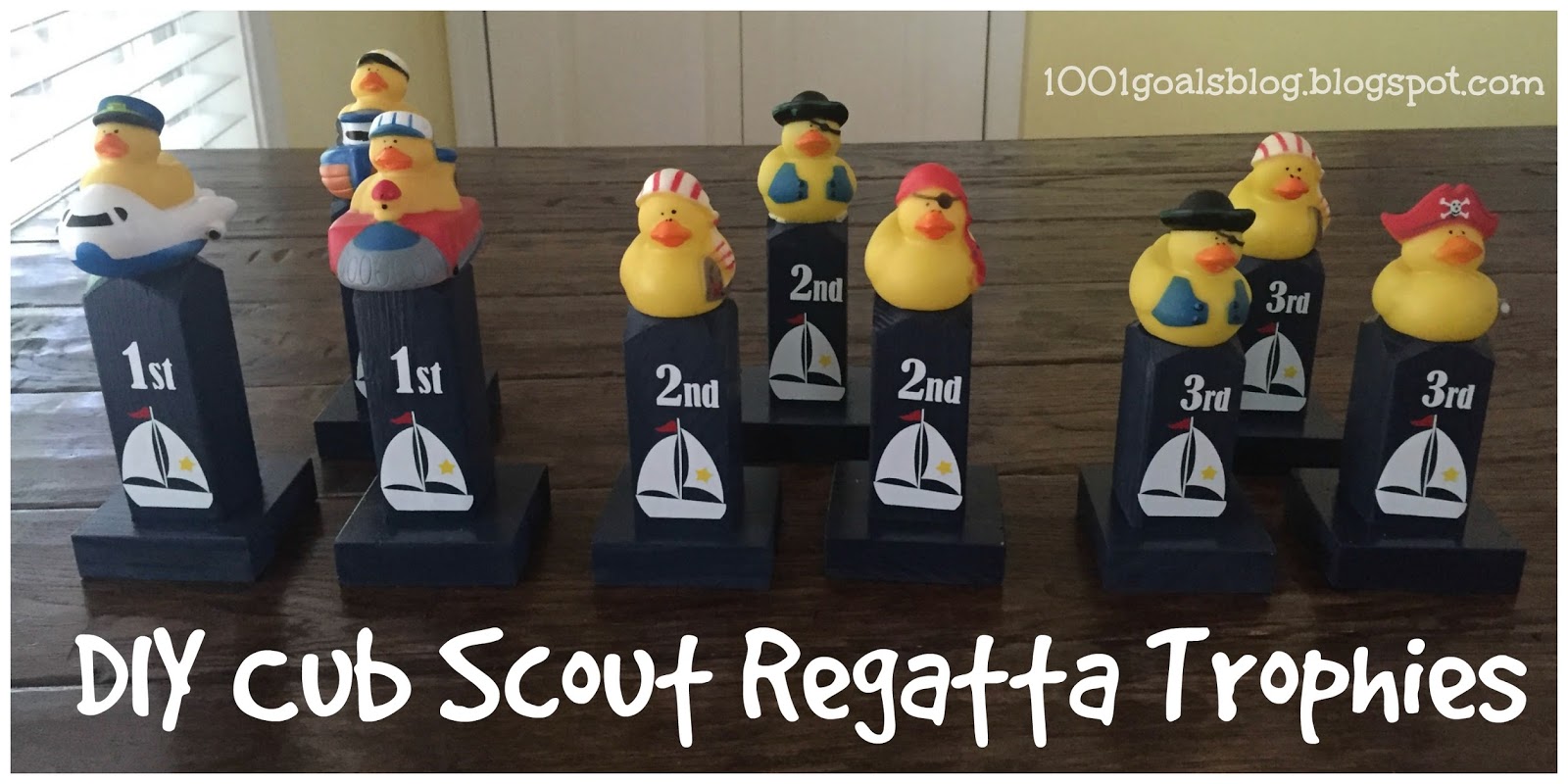 1001 Goals: DIY Cub Scout Regatta Trophies