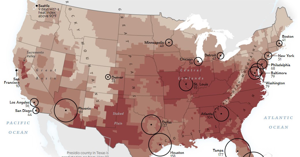 Dangerous Heat Waves in the United States