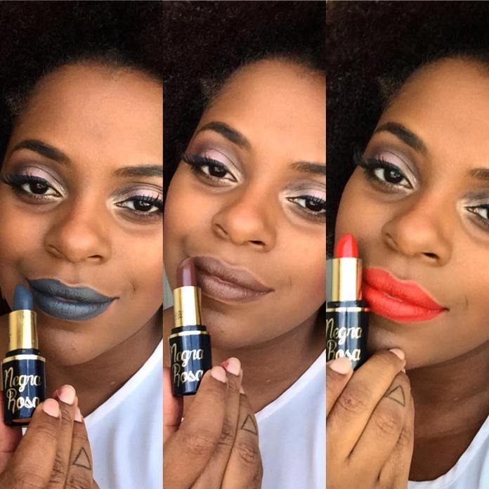 Mistura da Vanessa: BATONS EM BALA SEMI MATTE ROSA NEGRA