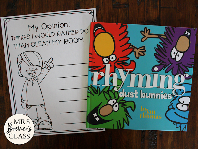 Rhyming Dust Bunnies | Book Study, Rhyme Activities, and Craftivity ...