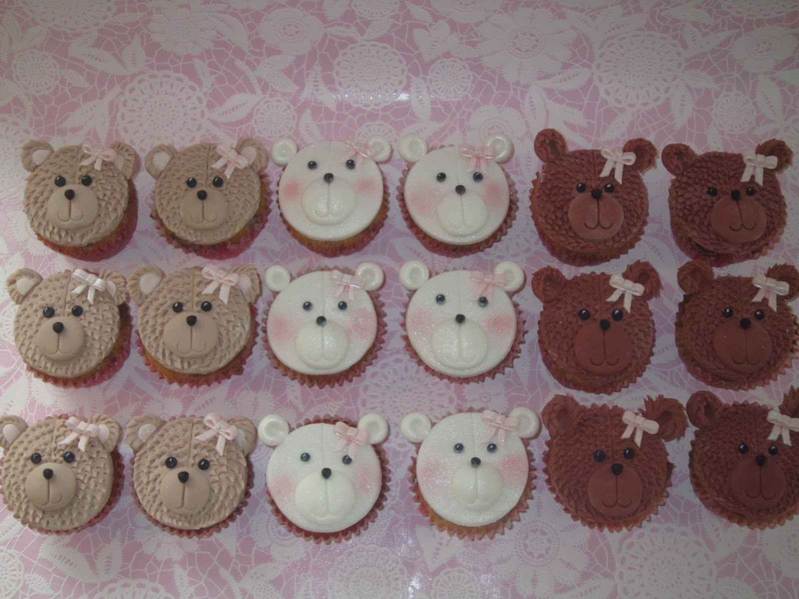 Kagemums: Bamse cupcakes