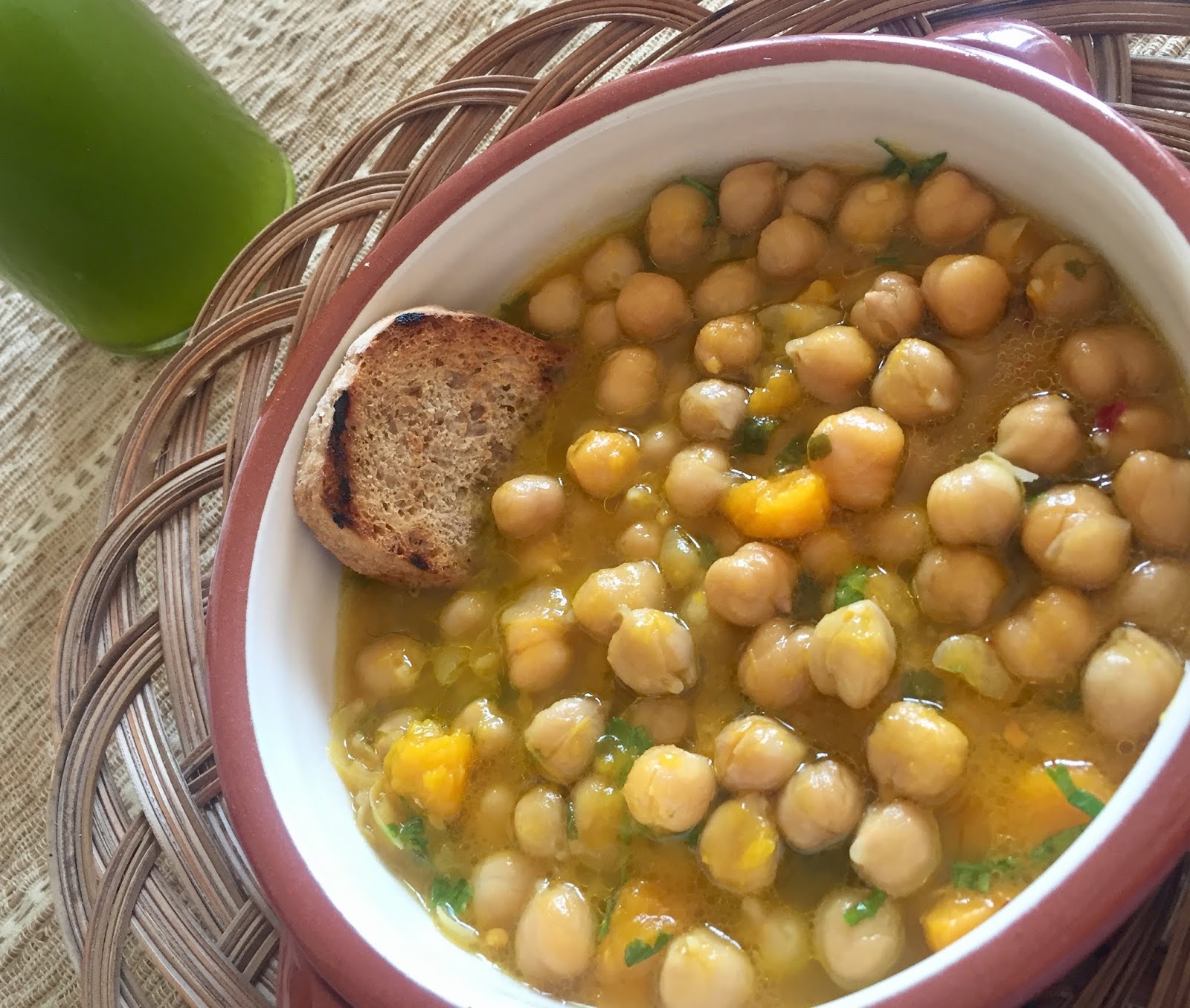 Minestra di ceci e zucca | Ricetta ed ingredienti dei Foodblogger italiani