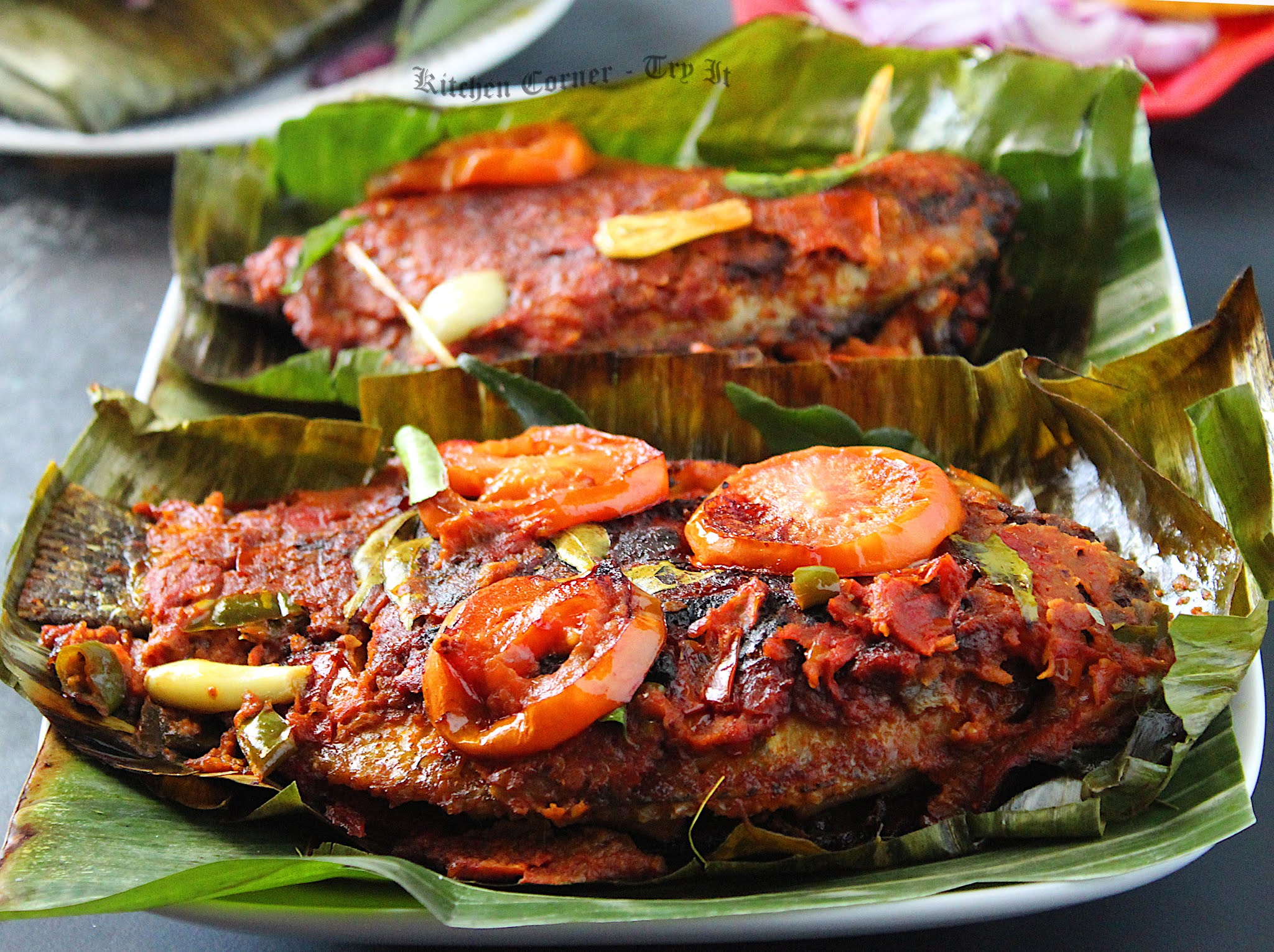 Kerala Fish Fry In Banana Leaf