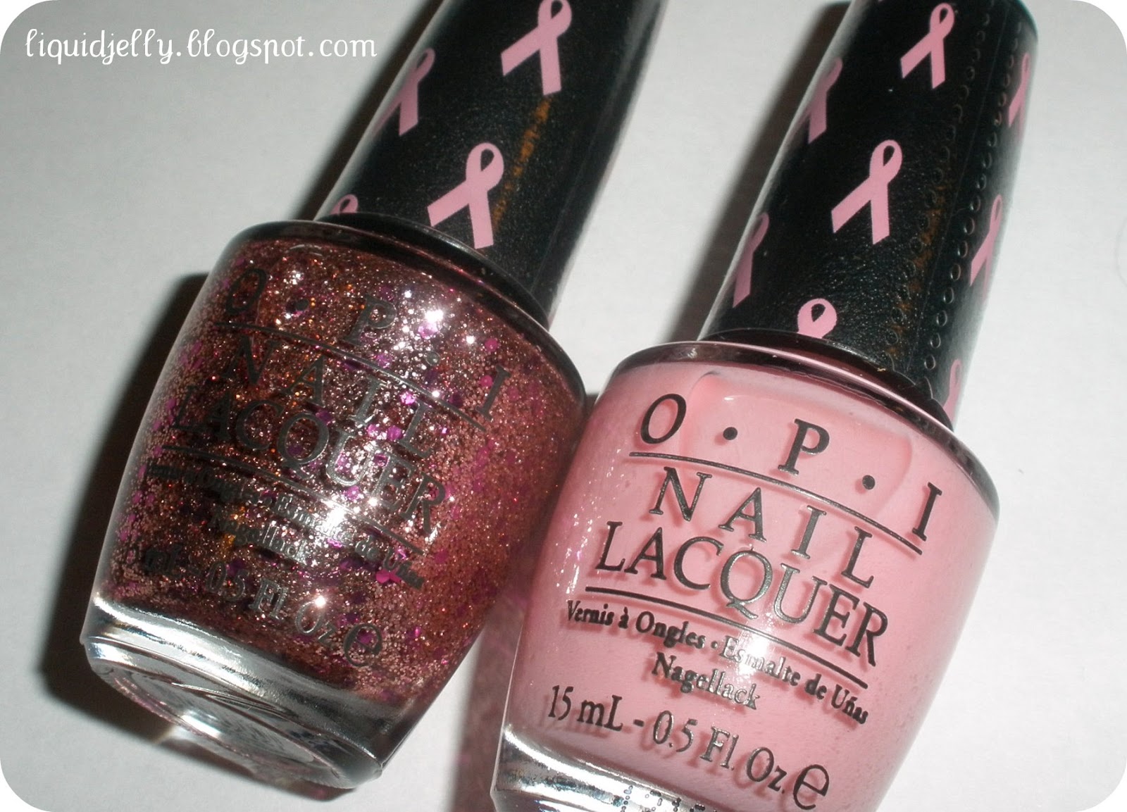 Liquid Jelly: OPI Pink of Hearts 2012: Breast Cancer Awareness Duo