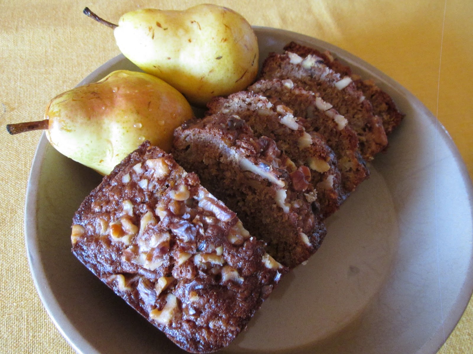 See the Beauty in the Ordinary: Sourdough Ginger Pear Bread with Walnuts