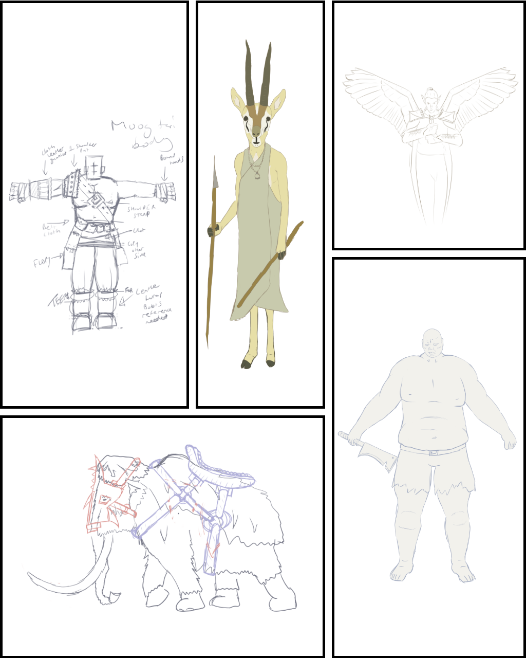 BiggyRich - Animation and Anime Studio Resources: Concepts for Fantasy ...