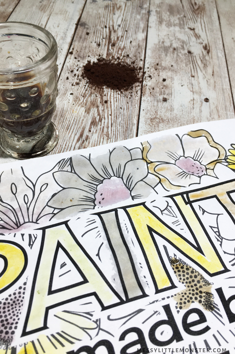 Nature Paint - How to make paint from nature - Messy Little Monster