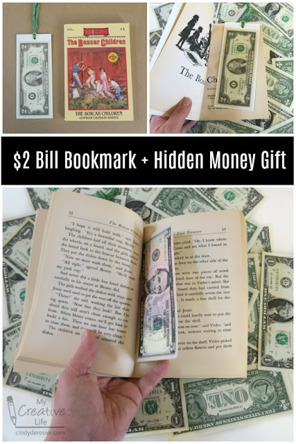 Cindy deRosier: My Creative Life: Money Bookmark - The Perfect Gift for ...