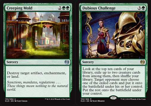 Magic the Gathering Adventures: Kaladesh Set Review: Green