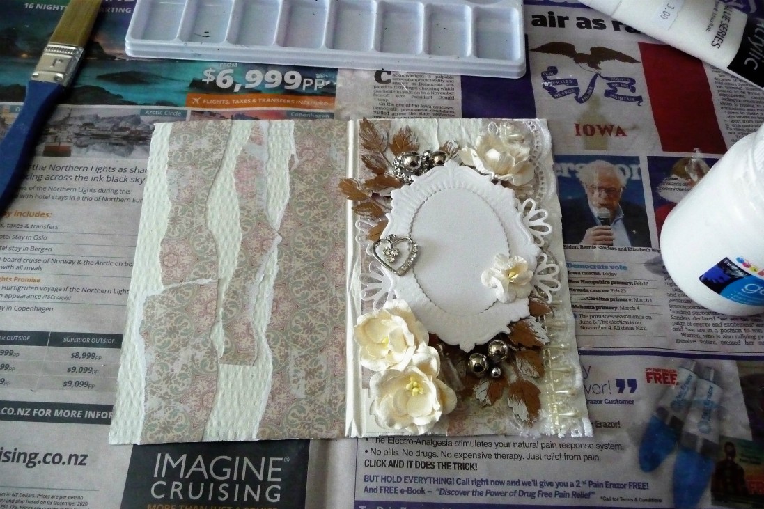 Chrissyscardland : A MIXED MEDIA NOTE BOOK COVER..