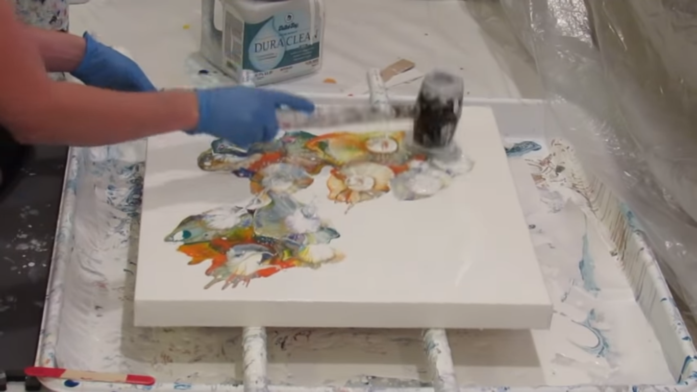 Acrylic Pouring World: ACRYLIC POURING TECHNIQUES: PART 4