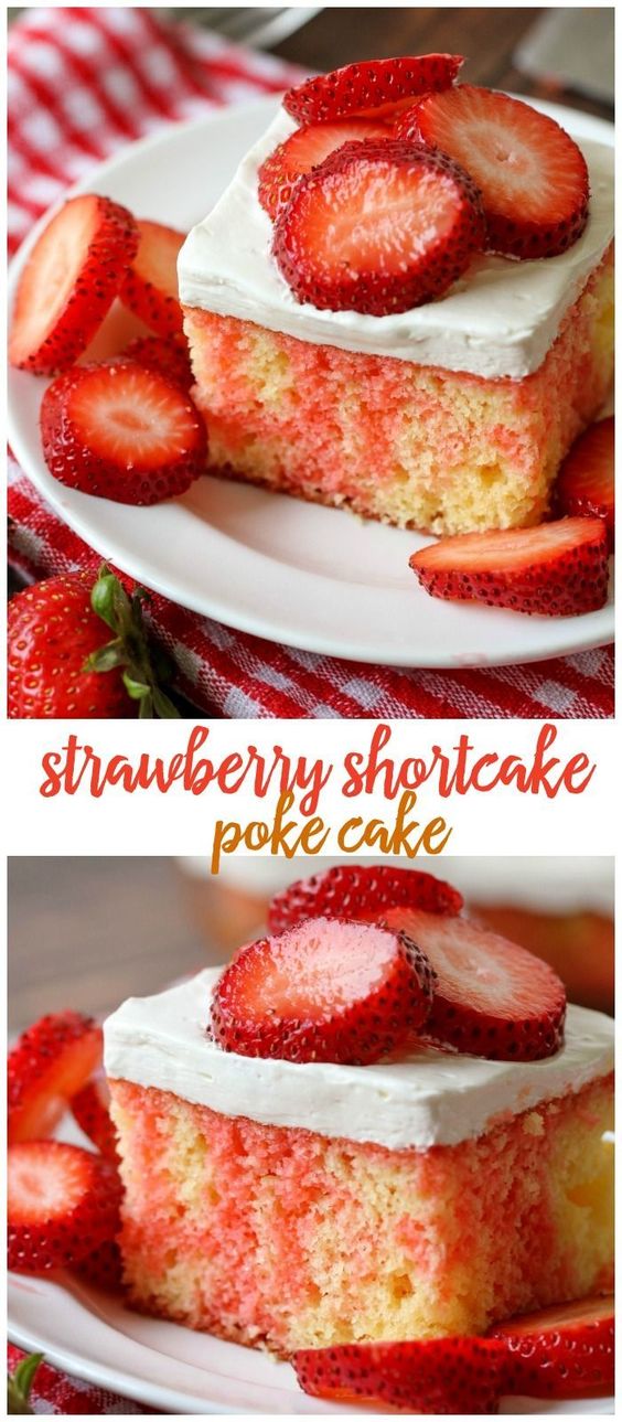 Strawberry Shortcake Cake - Recipes Today