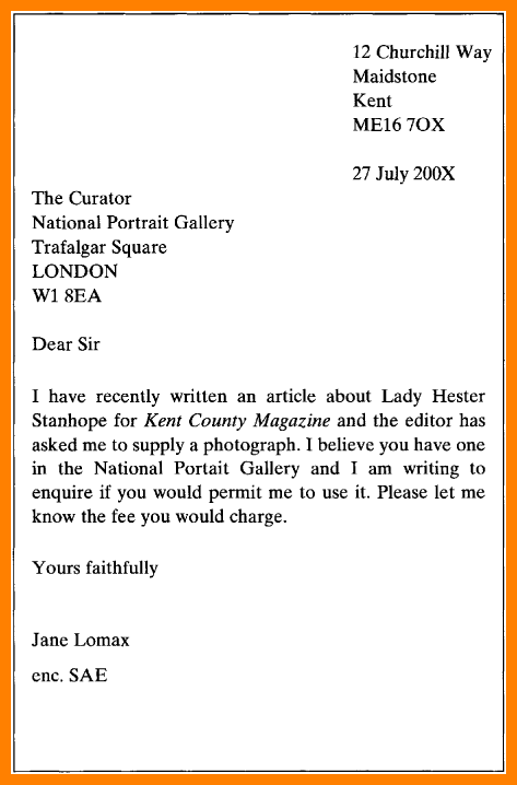 Semi Formal Letter Format Formal Letters semi-formal-letter-format-formal-letters
