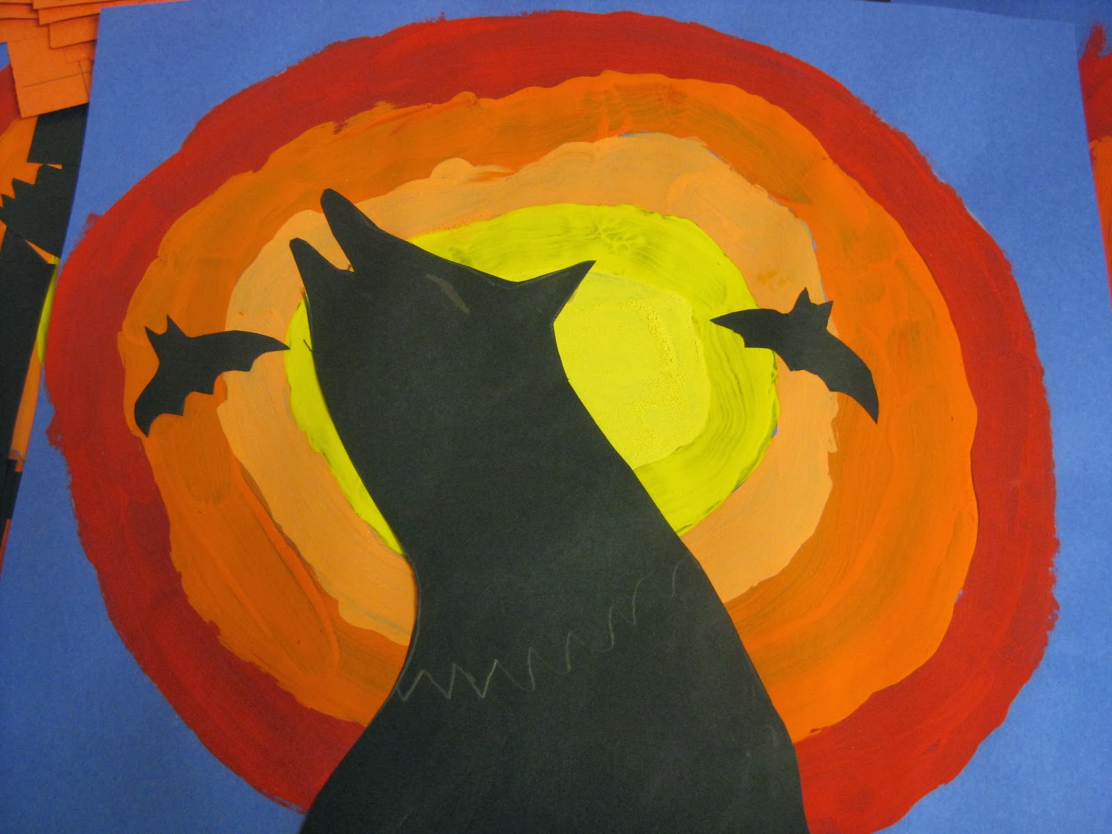 P4 is Out of This World!: Autumn Artwork: Harvest Moon Silhouettes