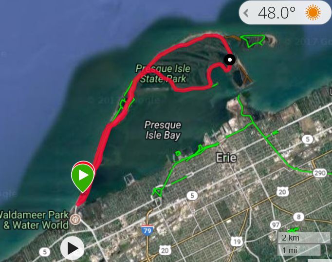 Dan Horvath's Running Blog: Erie Marathon Race Report, by Danny Boy
