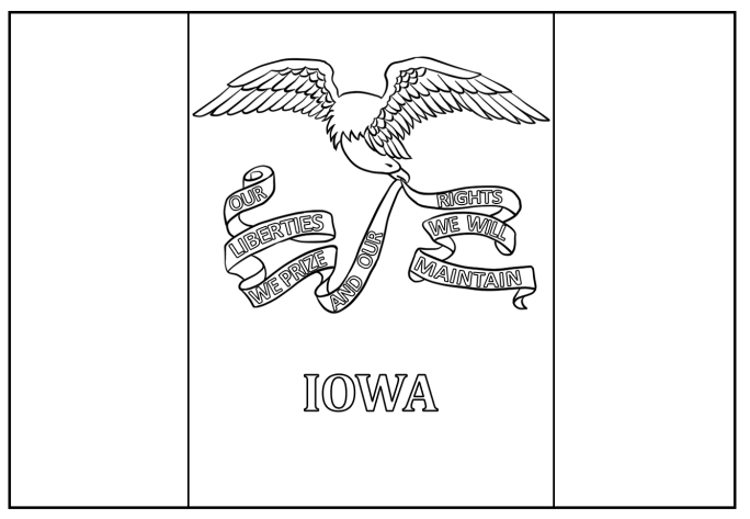 Iowa Coloring Pages Sketch Coloring Page