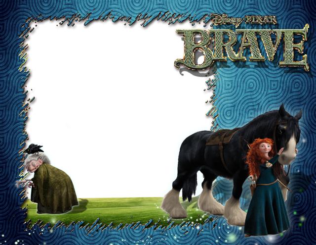 Marco digital para fotos infantiles inspirado en Brave | Photo Frames