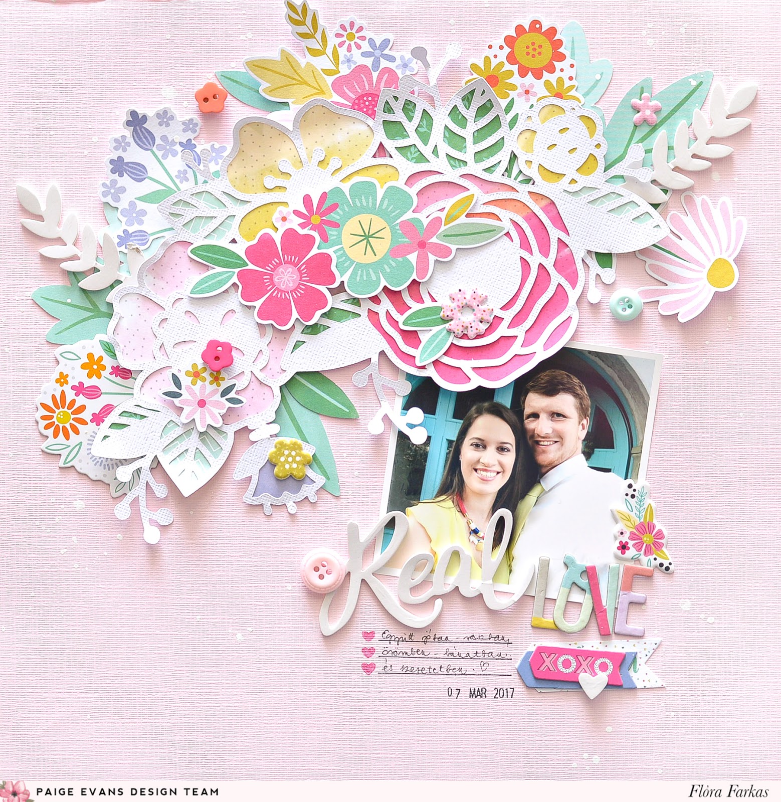 Real Love Layout by Flóra Farkas | Paige Taylor Evans