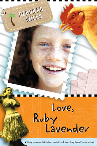 Momo celebrating time to read: Love, Ruby Lavender by Deborah Wiles