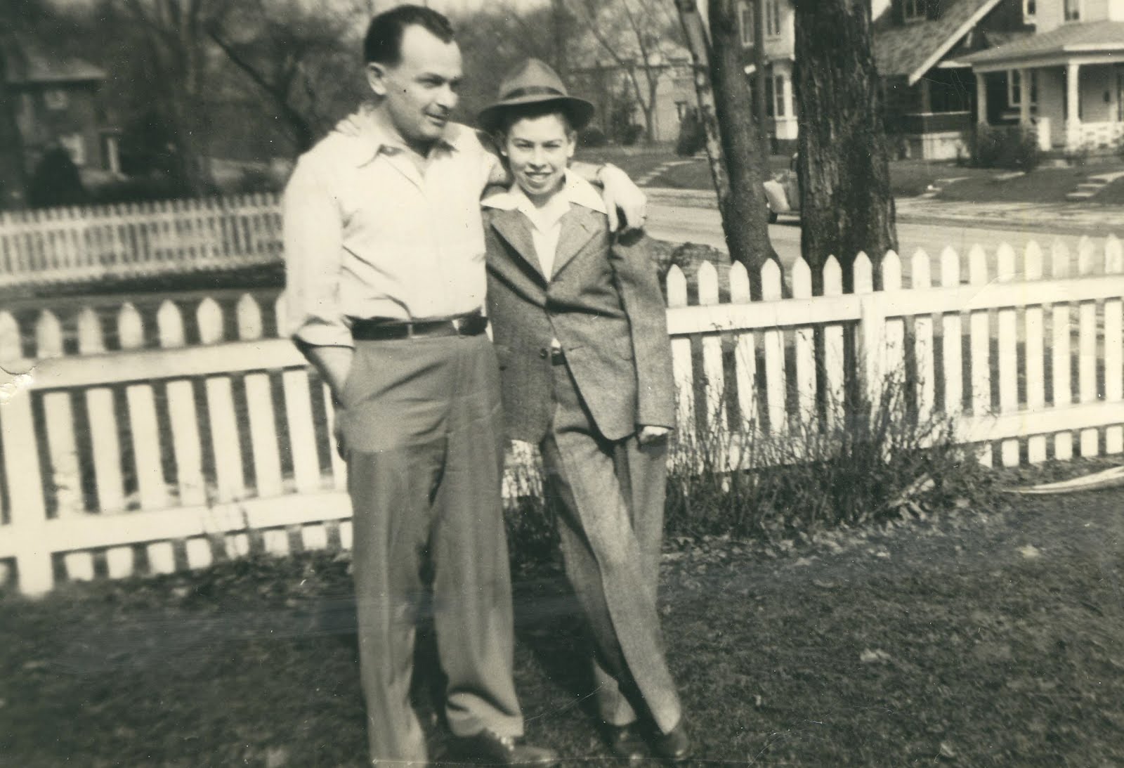 Vintage Irvington: A Father and Son--1945