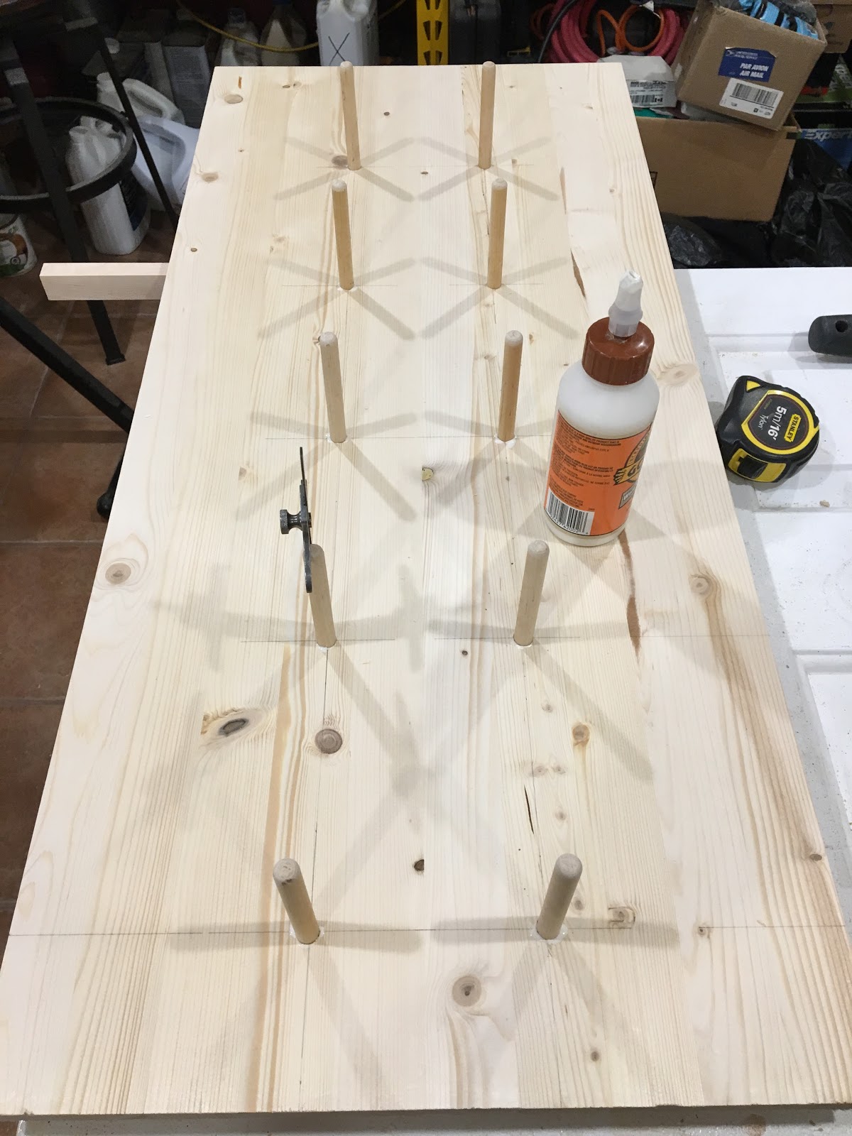 The Off-grid Wood Butcher: Hand brace wall support