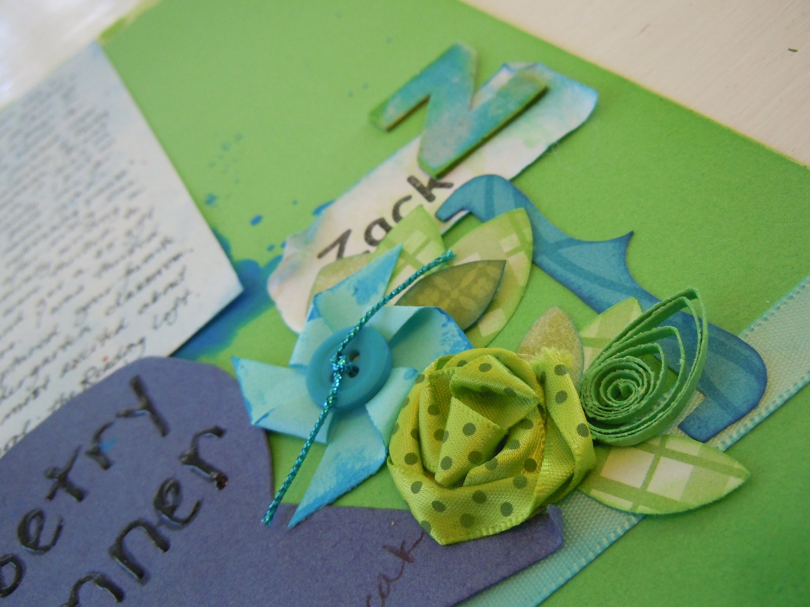 Garnish, Deanna, Garnish!: Scrapbook Layout: Poetry Winner