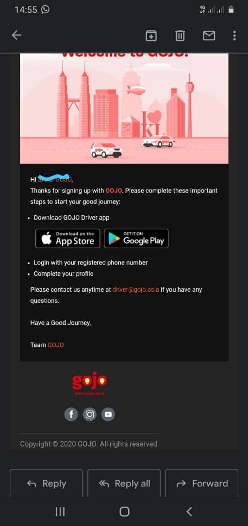 Daftar Gojo - Gojo Driver Registration - Daftar Gojo Registration