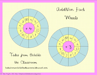 Math Wheels - Classroom Freebies