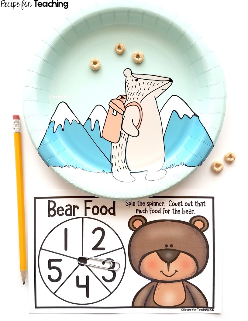 Bear Food Counting - Recipe for Teaching