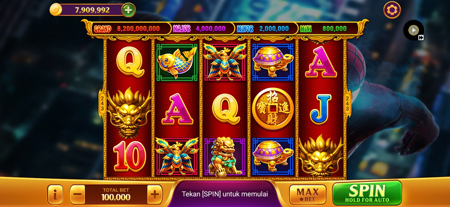 HIGGS DOMINO Rp TERBARU VERSI 1.73 (Background Spiderman) ~ Massam Jeng**