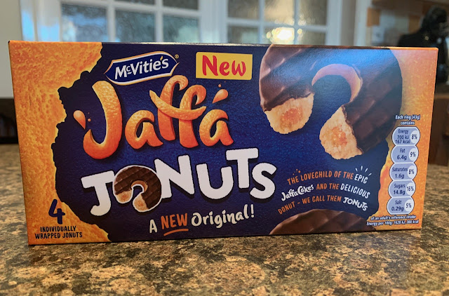 FOODSTUFF FINDS: Jaffa Jonuts - Jaffa Cake Doughnuts (Tesco) By @Cinabar