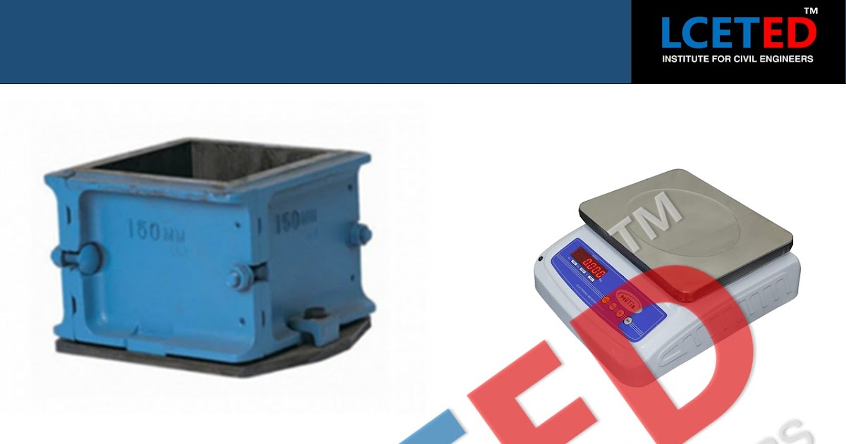 Compressive Strength of Concrete | Cube Test, Procedure, calculation ...